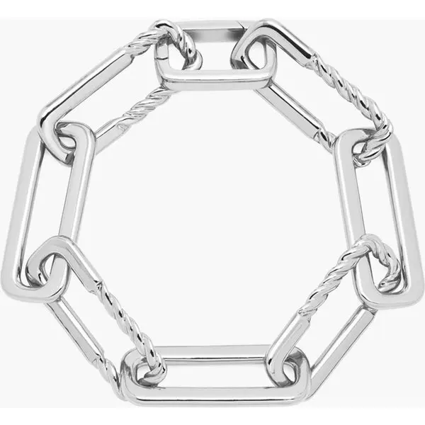 YOJ Oto Maxi Rope Chain Bracelet - Silver