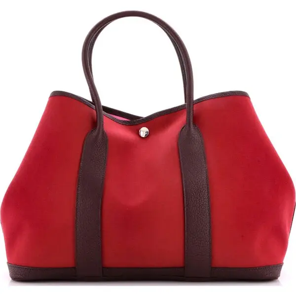 Hermès Garden Party Tote Toile And Leather 36