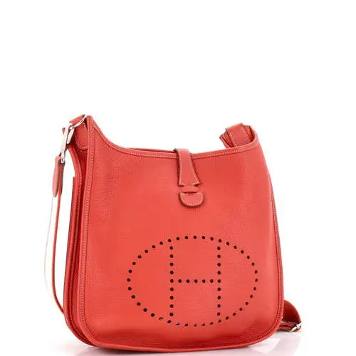 Hermès Evelyne Bag Gen Iii Clemence Pm - Red