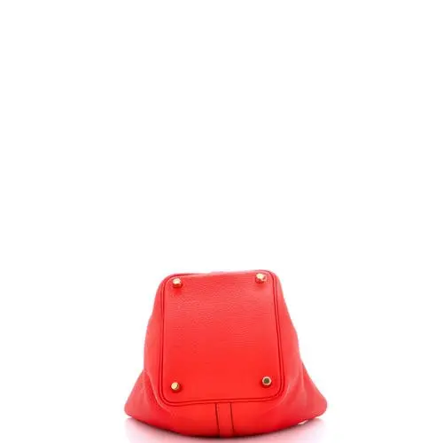 Hermès Picotin Lock Bag Clemence Pm - Red