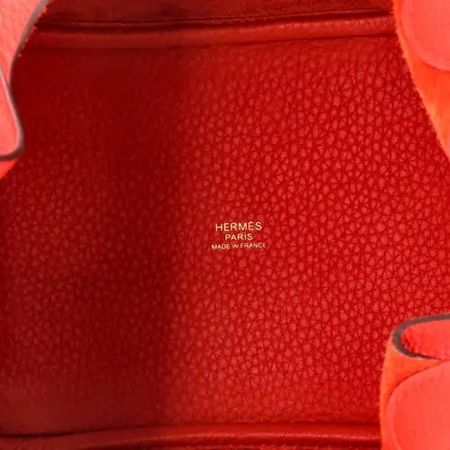 Hermès Picotin Lock Bag Clemence Pm - Red