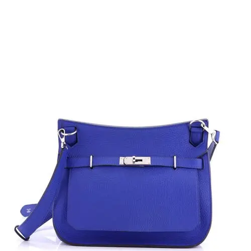 Hermès Jypsiere Bag Clemence 28 - Blue
