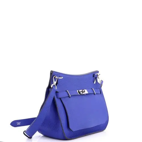 Hermès Jypsiere Bag Clemence 28 - Blue
