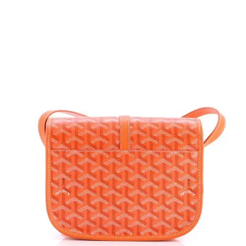 Goyard Belvedere Ii Messenger Bag Pm Coated Canvas - Orange