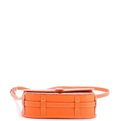 Goyard Belvedere Ii Messenger Bag Pm Coated Canvas - Orange