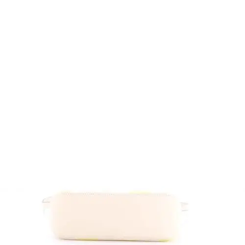 Hermès Cabas H En Biais Tote Canvas With Leather 27 - Yellow