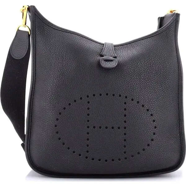 Hermès Evelyne Bag Gen Iii Clemence Pm - Noir