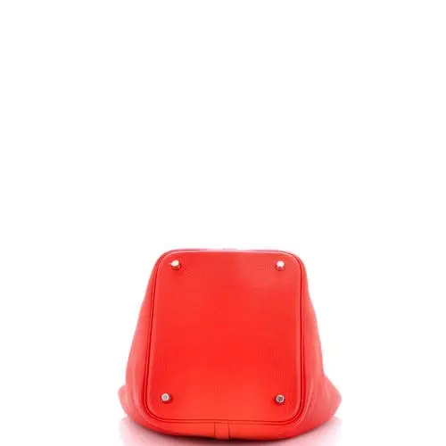 Hermès Picotin Lock Bag Clemence Mm - Red