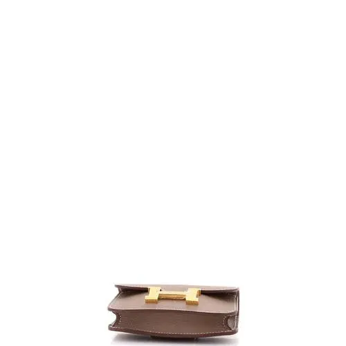Hermès Constance Slim Wallet Evercolor - Etoupe