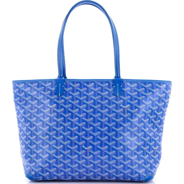 Goyard Artois Tote Coated Canvas Pm - Blue