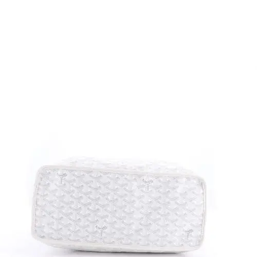 Goyard Anjou Reversible Tote Coated Canvas Pm - White