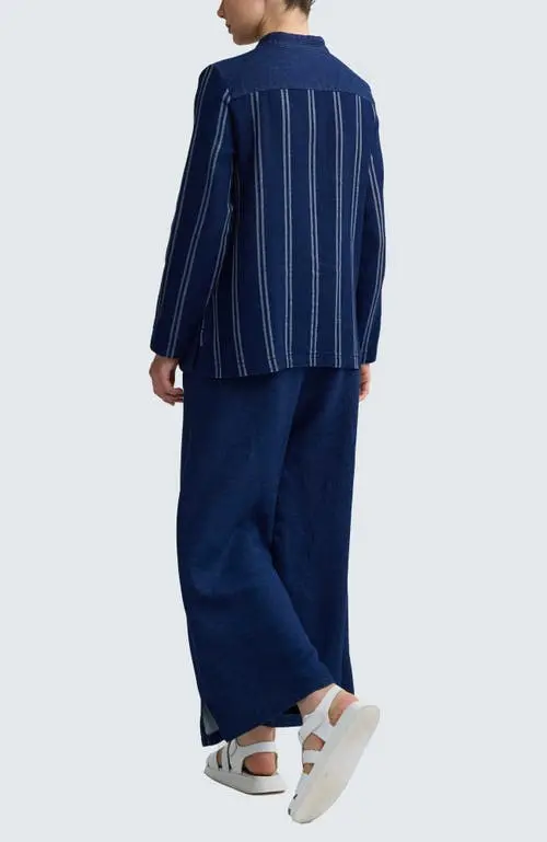 LUUKAA Clover Architectural Denim Muslin Jacket