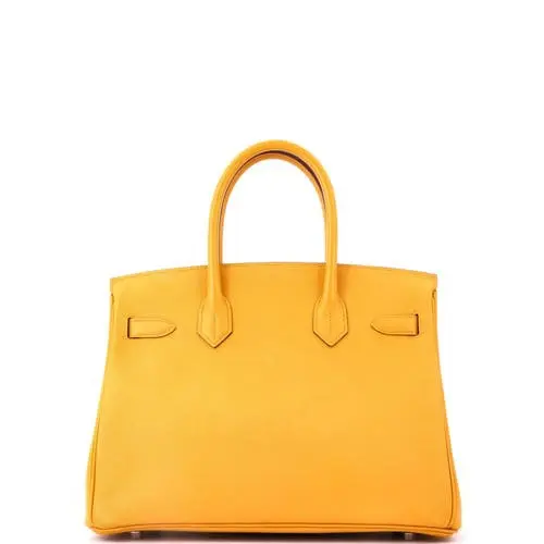 Hermès Birkin Handbag Epsom With Palladium Hardware 30 - Yellow
