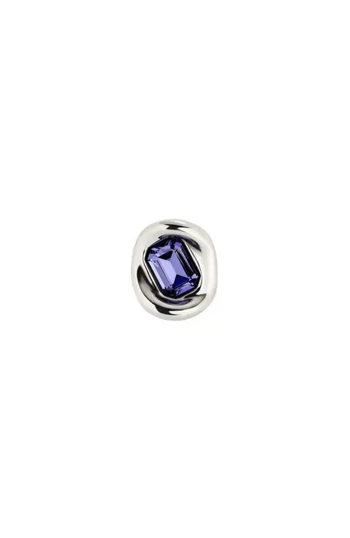 UNODE50 Sterling Silver-plated Ring With Crystal