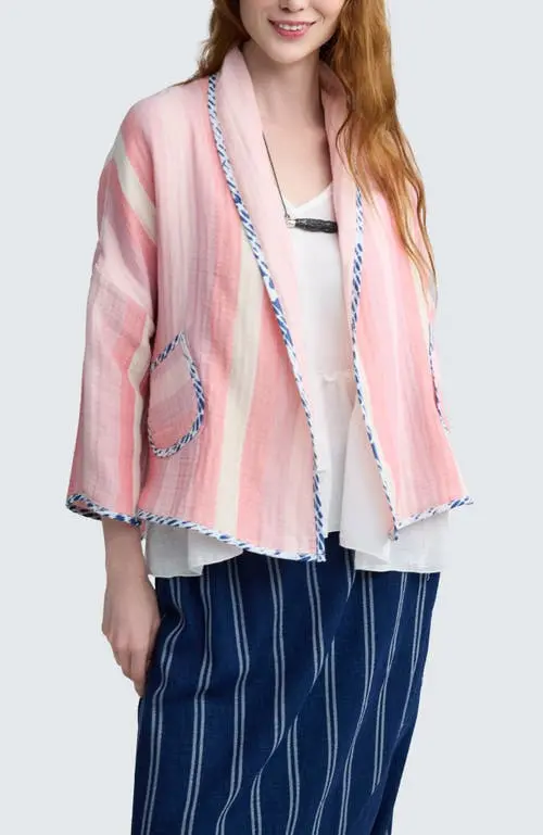 LUUKAA Sorrel Reversible Muslin Jacket - Original Pink