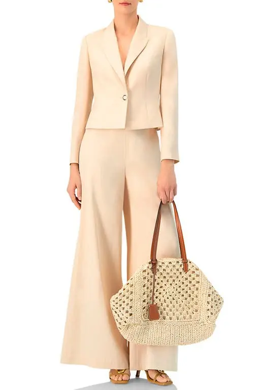 IVONNE Wide-leg Super Soft Pants With Broad Waistband