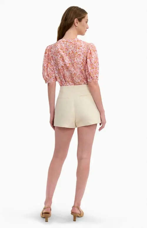 Rebecca Taylor Bellamy Silk Blouse - Pale Pink Multi