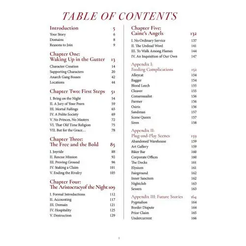 RENEGADE GAME STUDIOS Vampire The Masquerade 5th Edition Rpg
