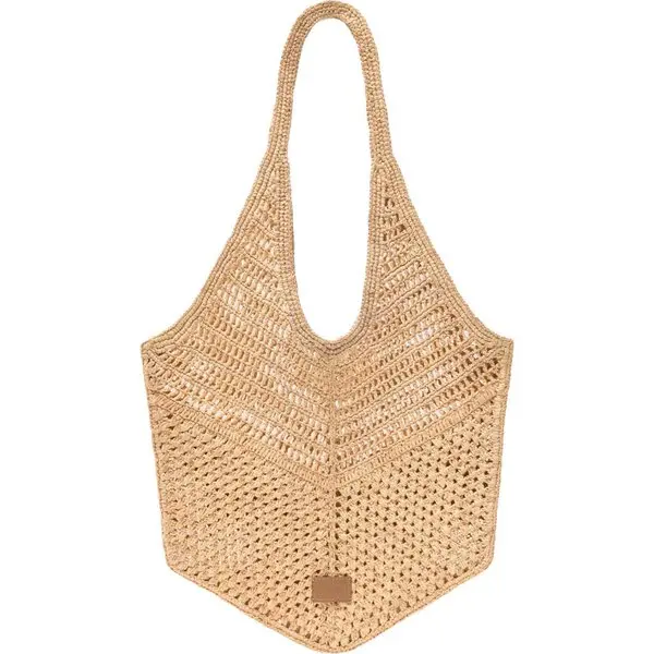 Maje Natural Raffia Bag - Beige