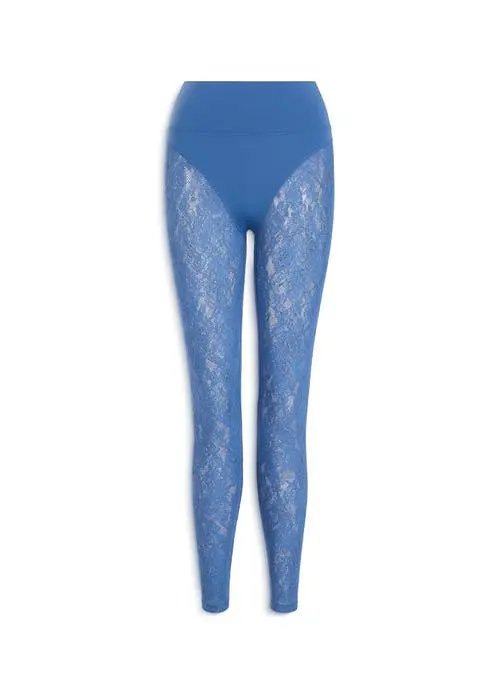 FLEUR DU MAL Le Stretch Lace Legging - Storm Blue