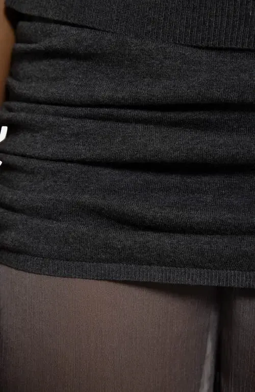 JADED LONDON Mixed Media Chiffon Joggers