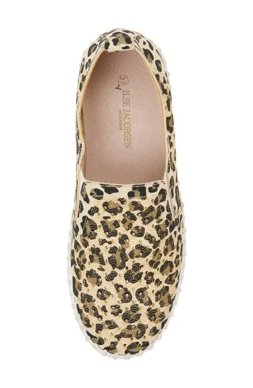 ILSE JACOBSEN Tulip Perforated Slip-on Sneakers