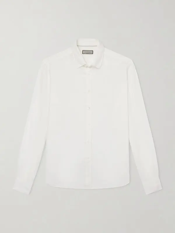 Canali Linen Shirt - White