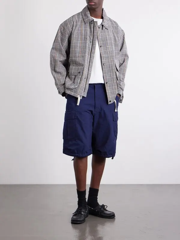 BEAMS Straight-leg Cotton-ripstop Cargo Shorts