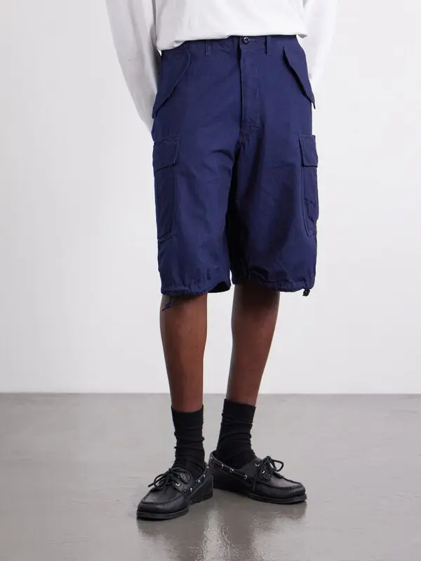 BEAMS Straight-leg Cotton-ripstop Cargo Shorts