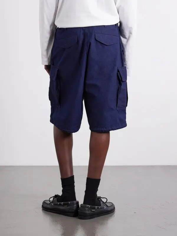 BEAMS Straight-leg Cotton-ripstop Cargo Shorts