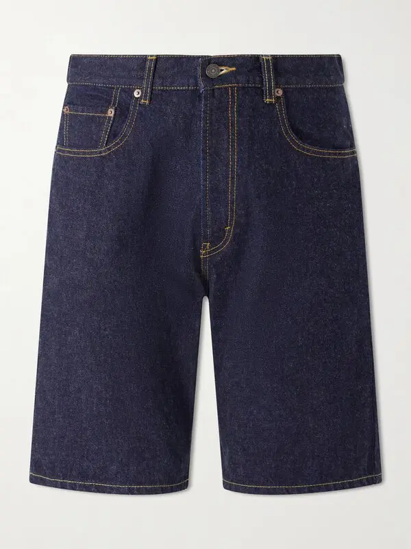 BEAMS Straight-leg Denim Shorts