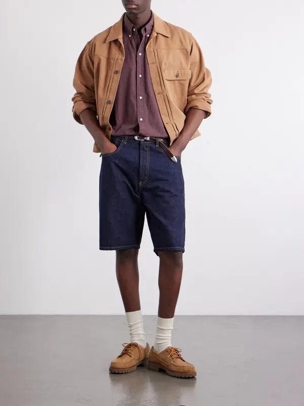 BEAMS Straight-leg Denim Shorts