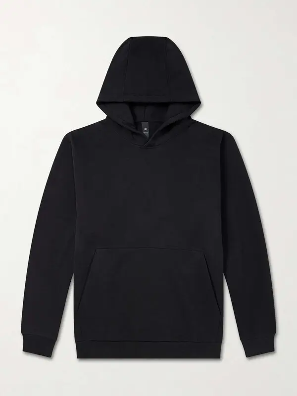 Lululemon Steady State Cotton-blend Jersey Hoodie - Black