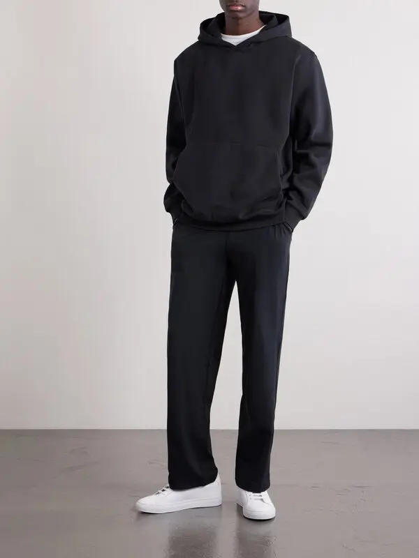 Lululemon Steady State Cotton-blend Jersey Hoodie - Black
