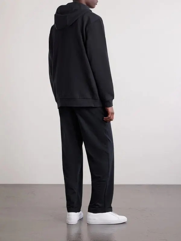 Lululemon Steady State Cotton-blend Jersey Hoodie - Black