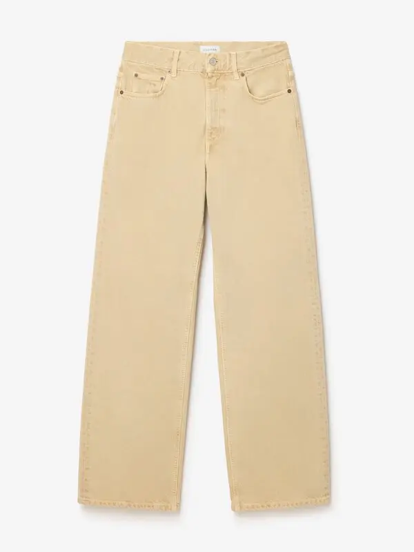 HOUSE OF DAGMAR Baggy Fit Denim - Beige