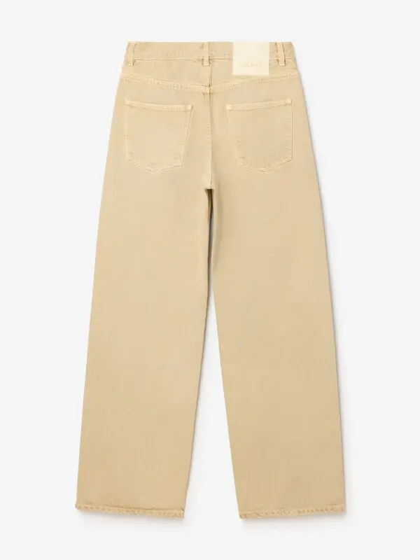 HOUSE OF DAGMAR Baggy Fit Denim - Beige