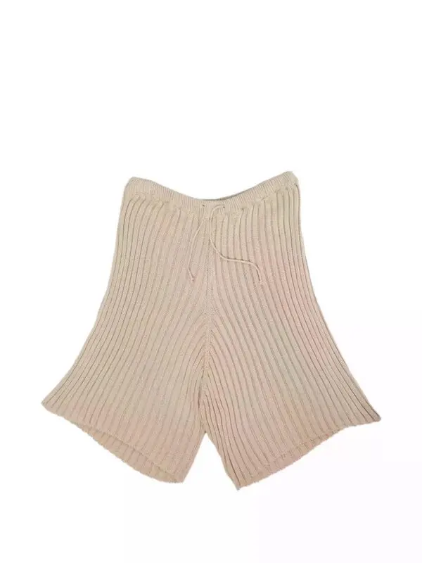 BASERANGE Kai Ribbed-knit Shorts