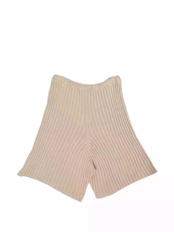 BASERANGE Kai Ribbed-knit Shorts