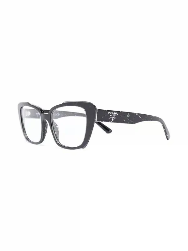 Prada Marbled Cat Eye Frame Glasses