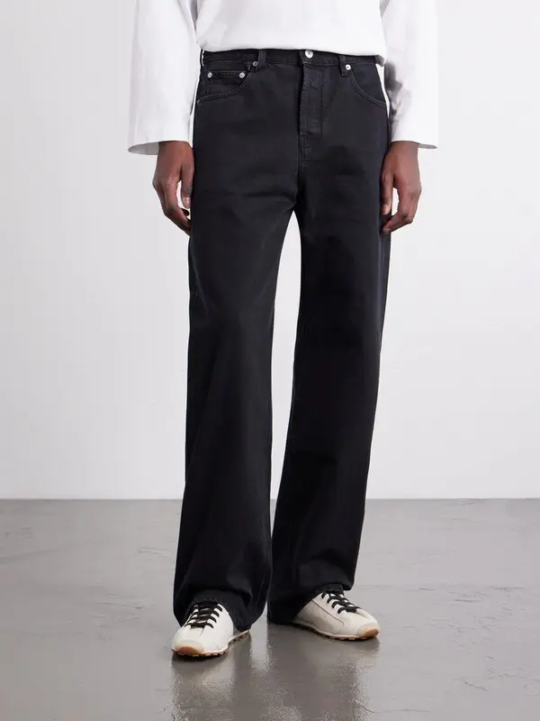 Jacquemus Le De-nîmes Straight-leg Jeans - Black