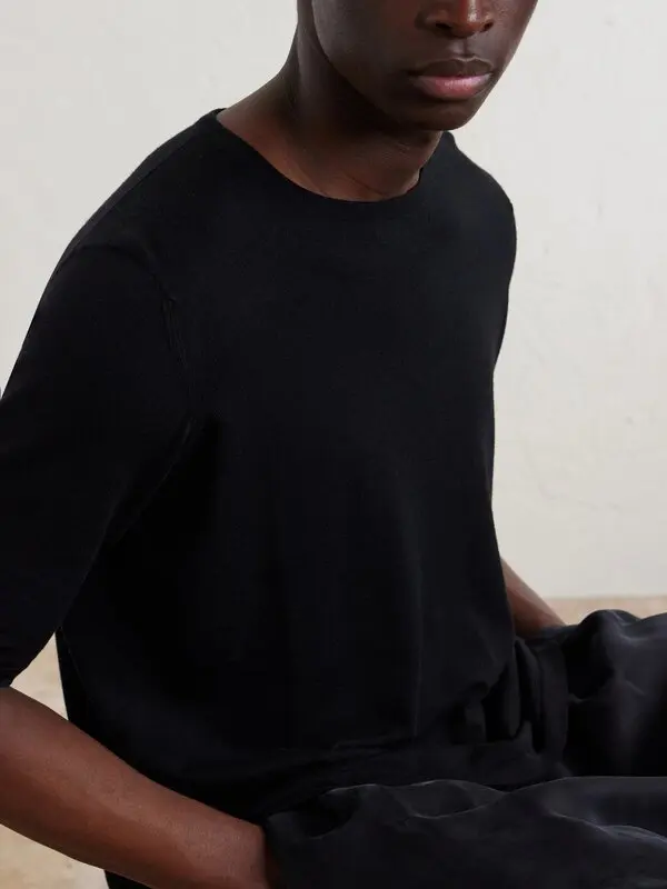 William Lockie Virgin Wool T-shirt