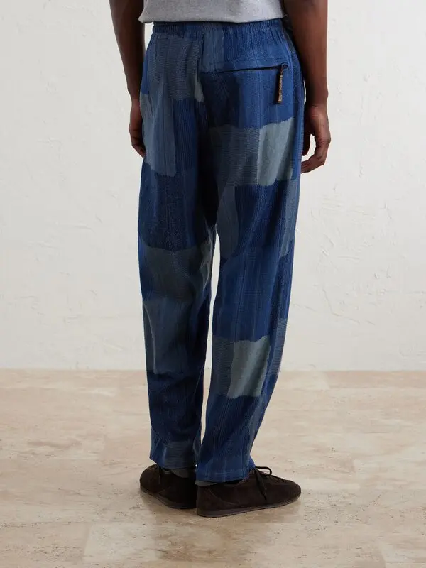 Kapital Straight-leg Patchwork Cotton Trousers