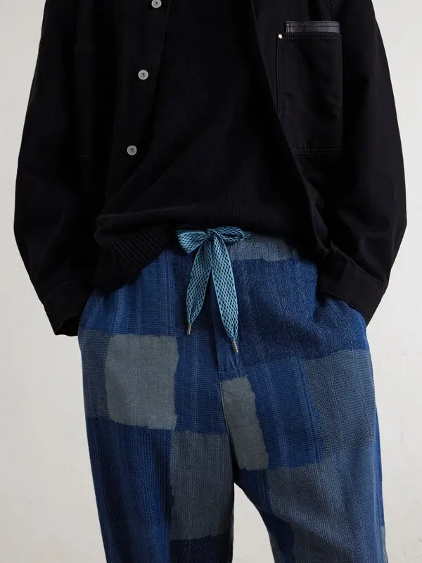 Kapital Straight-leg Patchwork Cotton Trousers