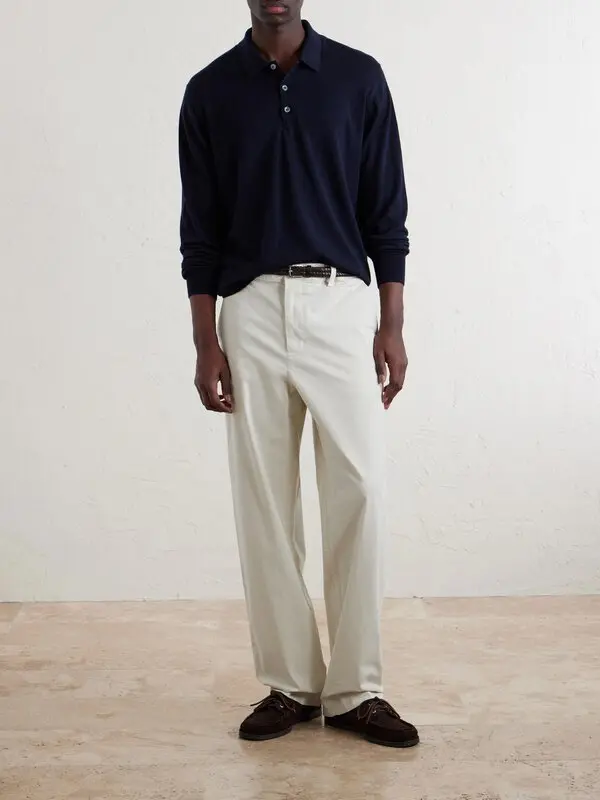 William Lockie Virgin Wool Polo Shirt