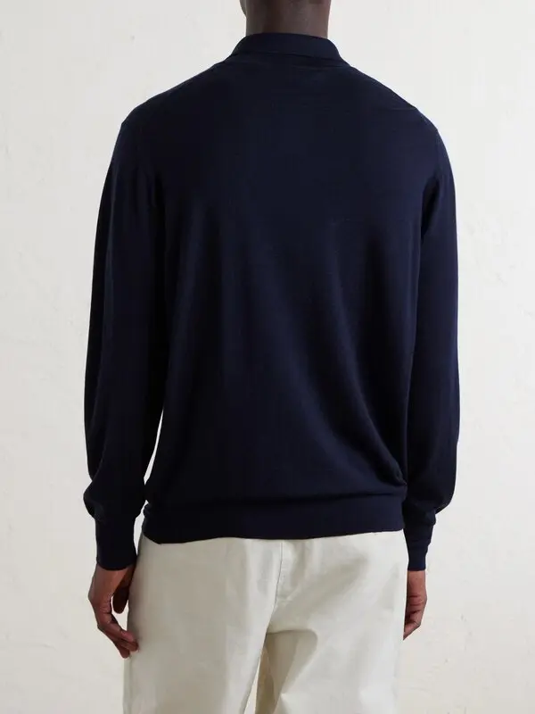 William Lockie Virgin Wool Polo Shirt