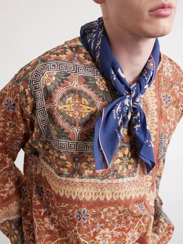 Visvim Bandana-print Cotton-voile Shirt