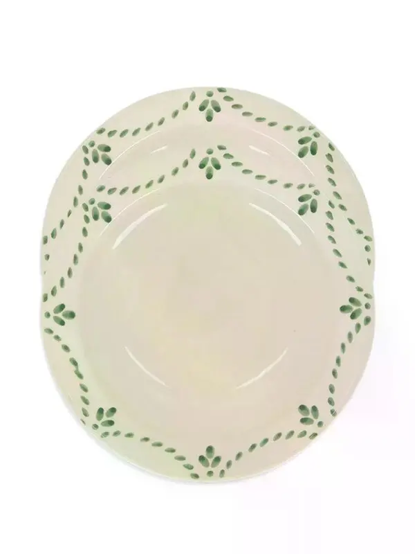 HOUSE OF CAPRICORN Viana Soup Plate - Green