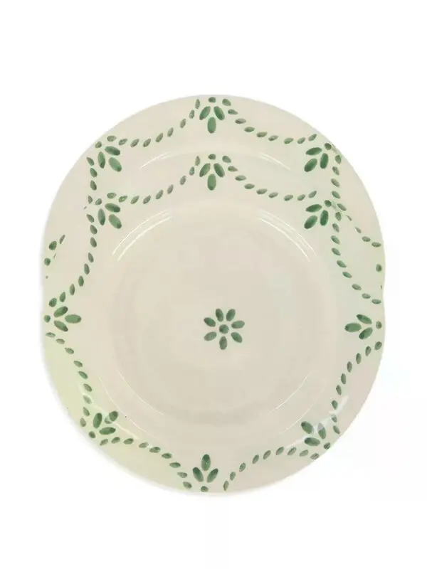 HOUSE OF CAPRICORN Viana Dessert Plate - Green