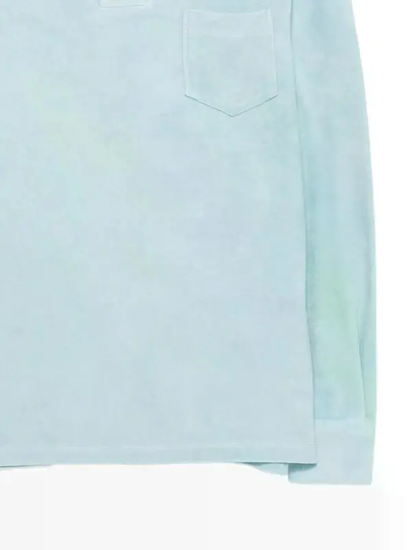 AURELIEN Terry Long-sleeve Polo Shirt
